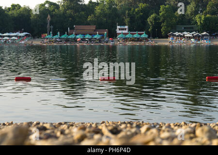 View of Ada Ciganlija beach in Belgrade, Serbia Stock Photo - Alamy