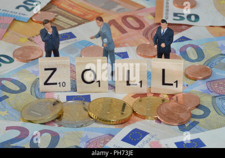 Symbolfoto Wirtschaftsbegriff Zoll Stock Photo - Alamy
