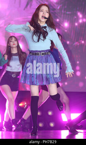 Seoul, South Korea. 31st Aug, 2018. S. Korean singer Rothy South Korean ...