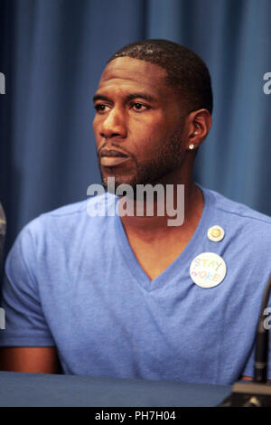 President of J'Ouvert City International Yvette Rennie, speaks. NYC ...