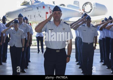 U.S. Army soldier Col. Chad Roehrman, incoming commander of 2nd Stryker Brigade Combat Team, 7th ...
