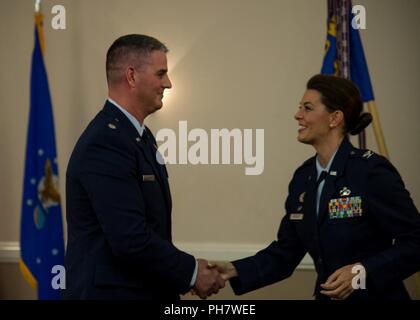 Maj. Ronnie Walden, 2nd Force Support Squadron commander, assumes ...