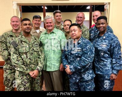 The 8th Master Chief Petty Officer of the Navy, John Hagan, visits ...