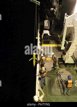 US Navy USNS Bowditch Oceanographic Survey Ship Stock Photo - Alamy