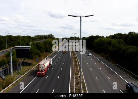 motorway at junction 12, road run between London and Wales and is the ...