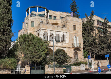 Modernist buildings, Rehavia, Jerusalem, Israel Stock Photo - Alamy