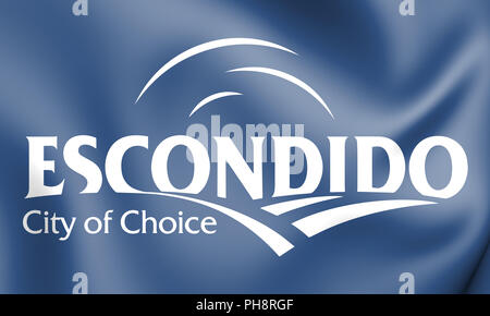 The flag of the city of Escondido California USA Stock Photo - Alamy