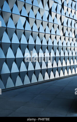 triangular shaped wall design Stock Photo - Alamy