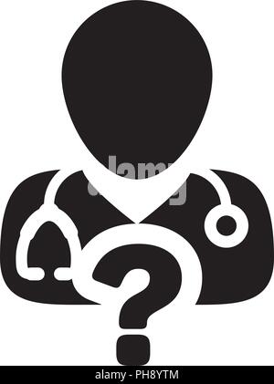 Question and answers icon in flat style. Q and A assistance vector ...