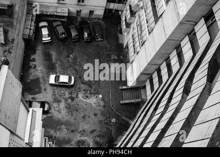 Circular ramp in parking garage Stock Photo - Alamy