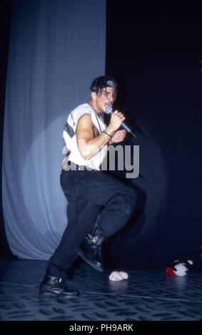 Peter Andre, britischer Sänger, bei einem Auftritt in Stuttgart ...