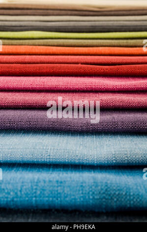 Samples of colored cloth Stock Photo - Alamy