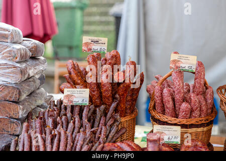 Kindziuk - traditional lithuanian sausage Stock Photo - Alamy