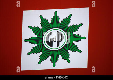 das Logo der Gewerkschaft/ the logo of the labour union "GEW", Berlin ...