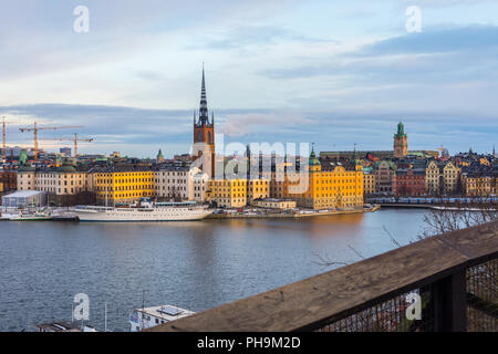 Stockholm Skyline (January Stock Photo - Alamy
