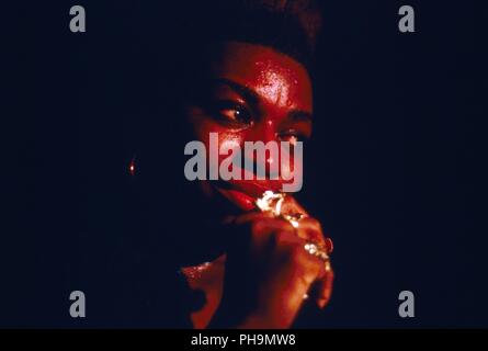 Adeva, afroamerikanische House- und RnB-Sängerin, bei einem Konzert in ...