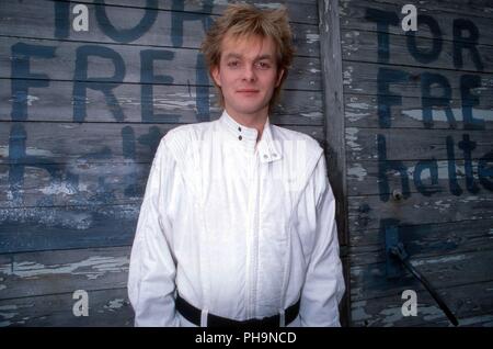 Frank Mertens von "Alphaville", deutsche Synthie Pop Band, bein einem ...