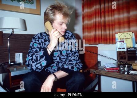 Frank Mertens von "Alphaville", deutsche Synthie Pop Band, bein einem ...