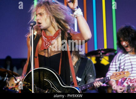 David Lee Roth (Van Halen) on im Oktober 1981 in . | usage worldwide ...