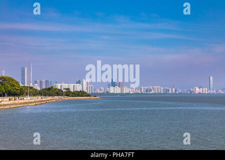Shenzhen special economic zone skyline Stock Photo - Alamy