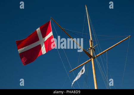 Danish flag, oldest flag in the world Stock Photo - Alamy