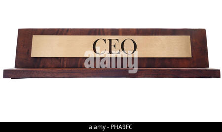 CEO name plate Stock Photo - Alamy