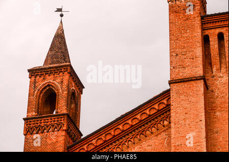 Typical Gothic Belfry Church Tower Stock Photo - Alamy