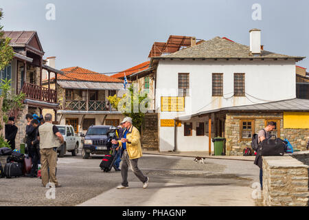 Port Dafni, Mount Athos, Greece Stock Photo - Alamy