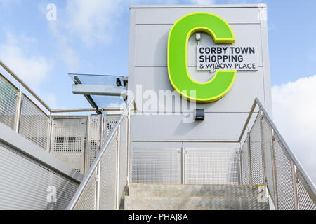 Corby town centre Stock Photo - Alamy