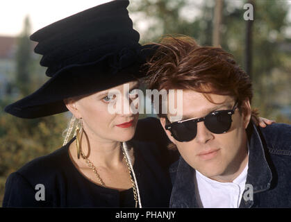 Thompson Twins (l-r): Alannah Currie, Joe Leeway, Tom Bailey on 01.03. ...