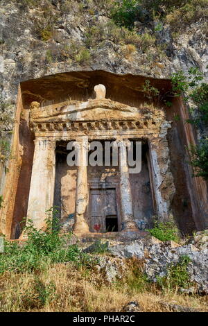 Tombs of Fethiye Stock Photo - Alamy
