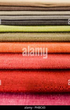 Samples of colored cloth Stock Photo - Alamy
