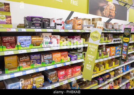 Free from aisle at Morrisons supermarket Stock Photo - Alamy