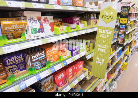 Free from aisle at Morrisons supermarket Stock Photo - Alamy