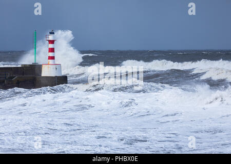 Amble storm, Northumberland, UK Stock Photo: 310070133 - Alamy