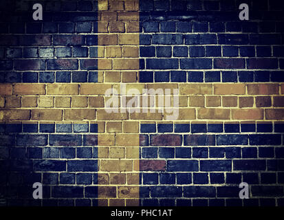 Dark brick wall - Sweden Stock Photo - Alamy