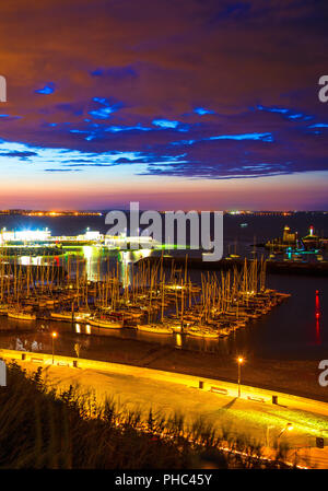 Martello Tower Night Stock Photo - Alamy