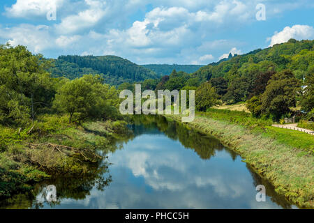 RIVER WYE FROM BROCKWEIR BRIDGE Stock Photo - Alamy