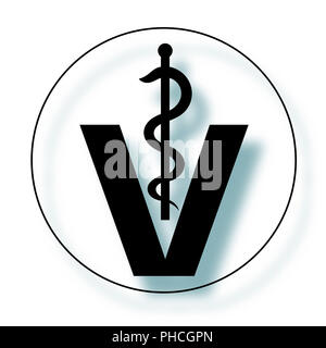 vet sign veterinarian medical button Stock Photo - Alamy
