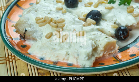 Middle Eastern Baked Fish Stock Photo - Alamy