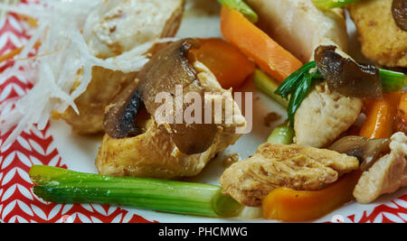 Szechuan stir-fry Chengdu Chicken Stock Photo - Alamy