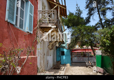 Gorée island, an old slave trading centre, near Dakar, Senegal Stock ...