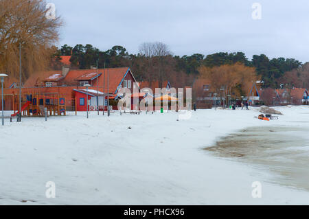 Winter fishing from the ice Stock Photo - Alamy