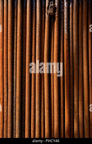 Rust, rusty metal rods Stock Photo - Alamy