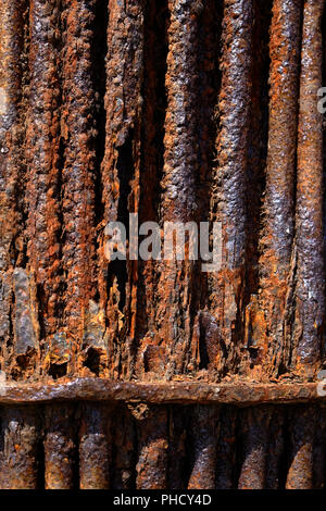 Rust, rusty metal rods Stock Photo - Alamy