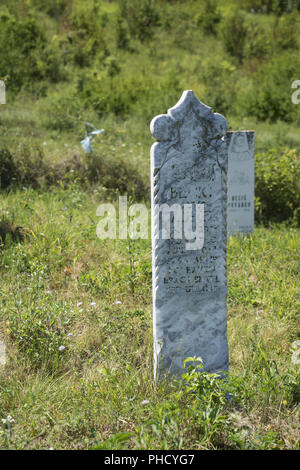 Islamic Graveyard with Tombstones, Bosnia Stock Photo - Alamy