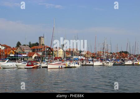 Masuria, sailing village in Mikolajki Stock Photo - Alamy