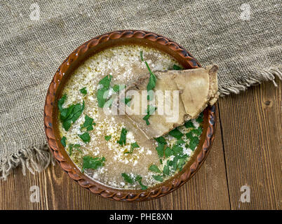 Ciorba de miel cu bors - romanian lamb soup