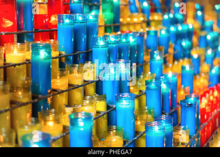 Many colorful candles Stock Photo - Alamy