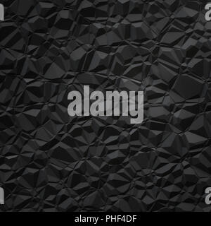 An illustration of black low polygon shapes Stock Photo - Alamy